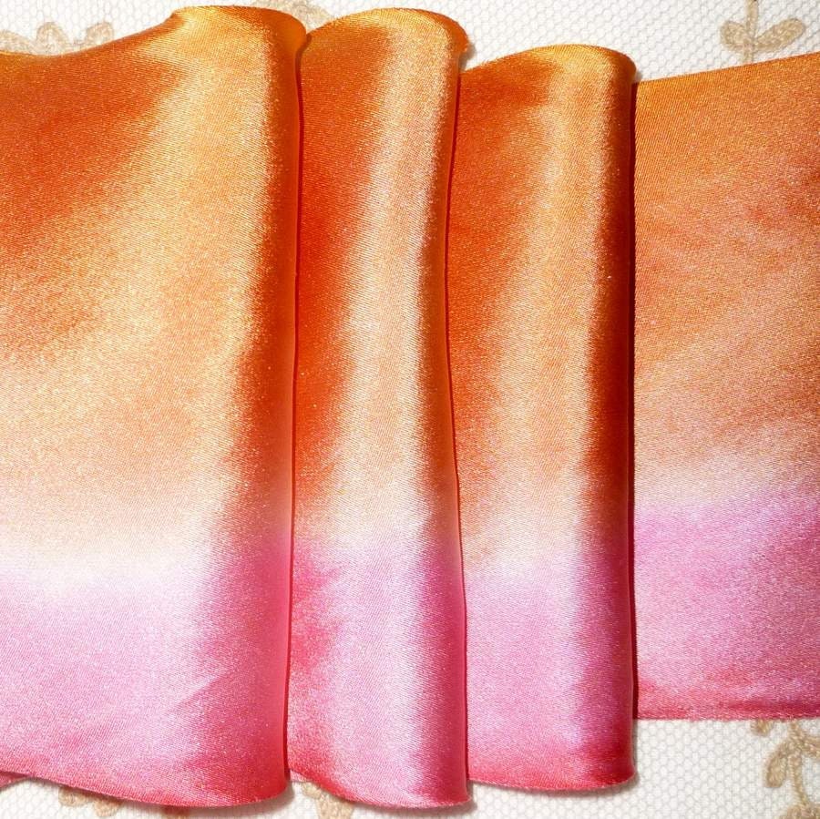 Art Dyed Silk Satin Ribbon for Flowers - Etsy