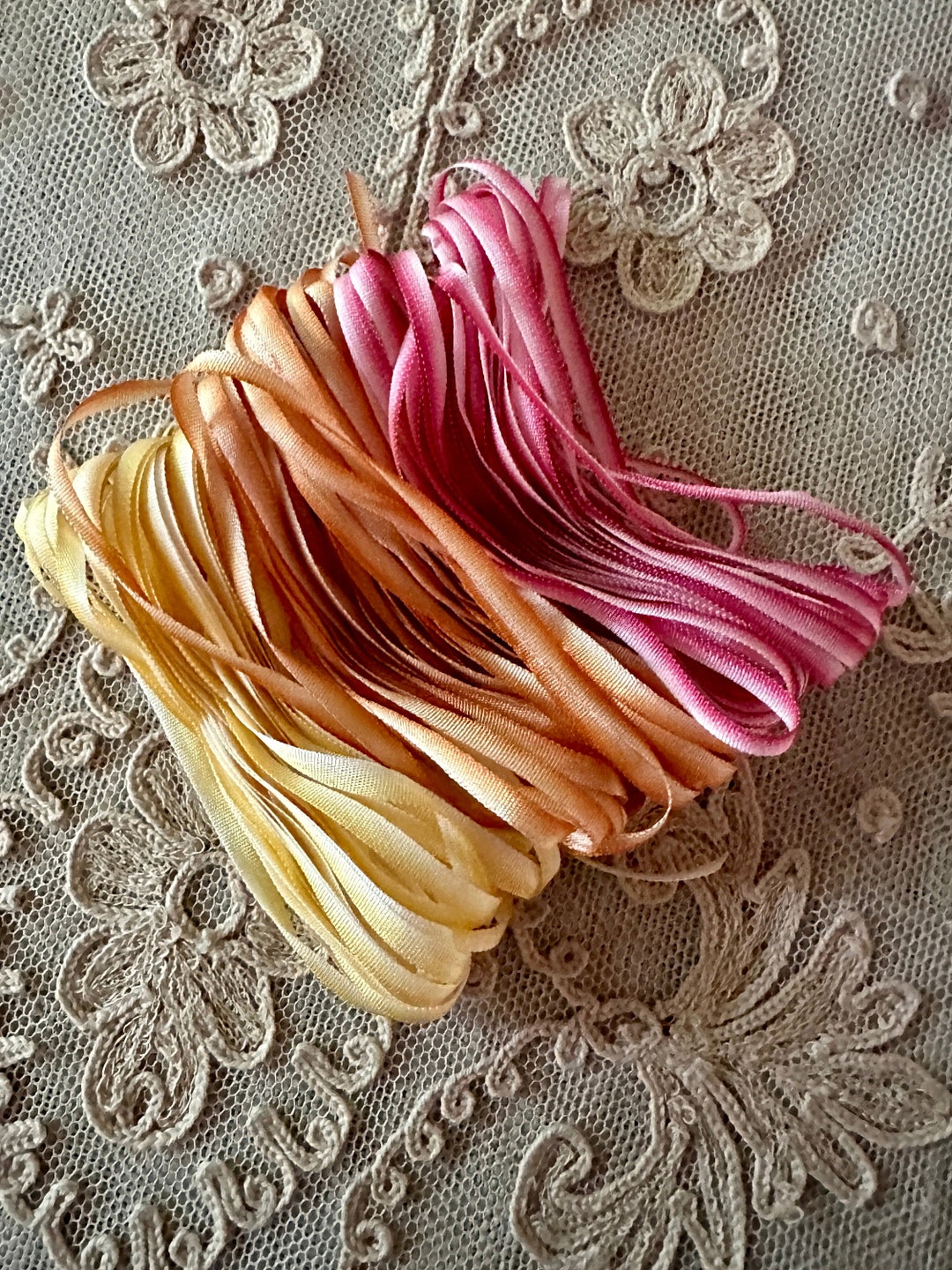 Ombre Embroidery Ribbons - Etsy