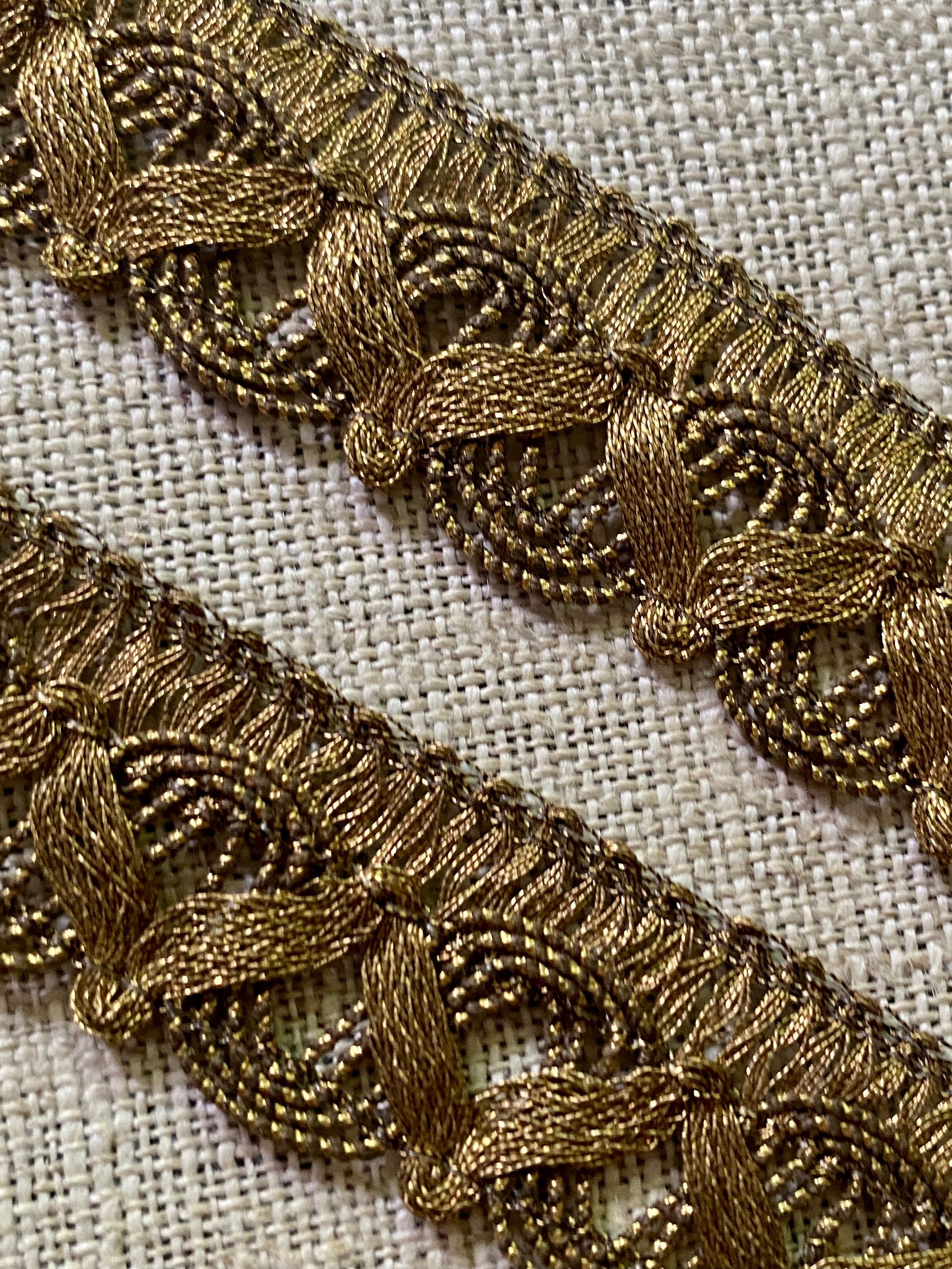 Vintage Gold Metal Trim - Etsy