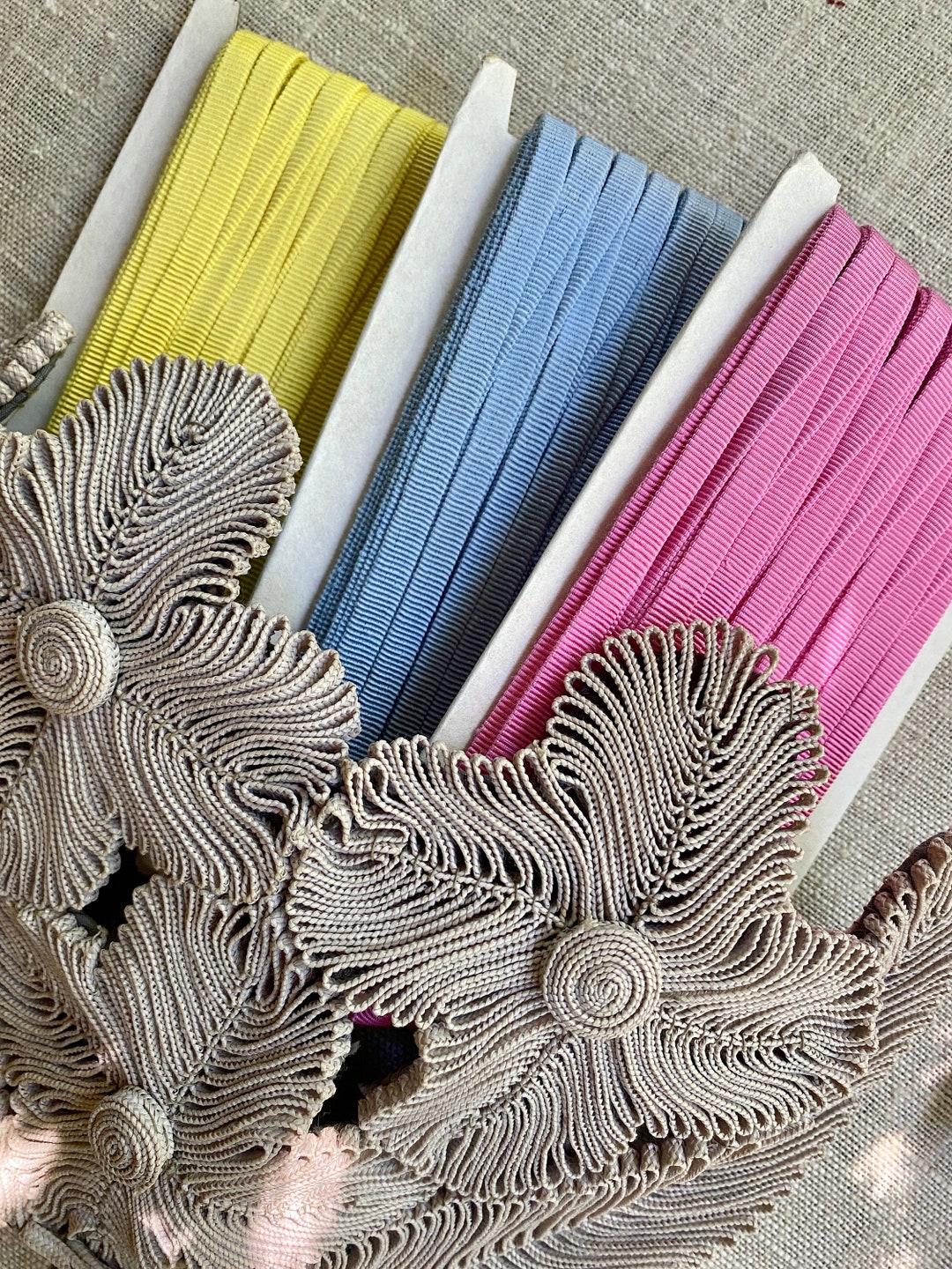 Vintage French Grosgrain Millinery Trim for Hats - Etsy