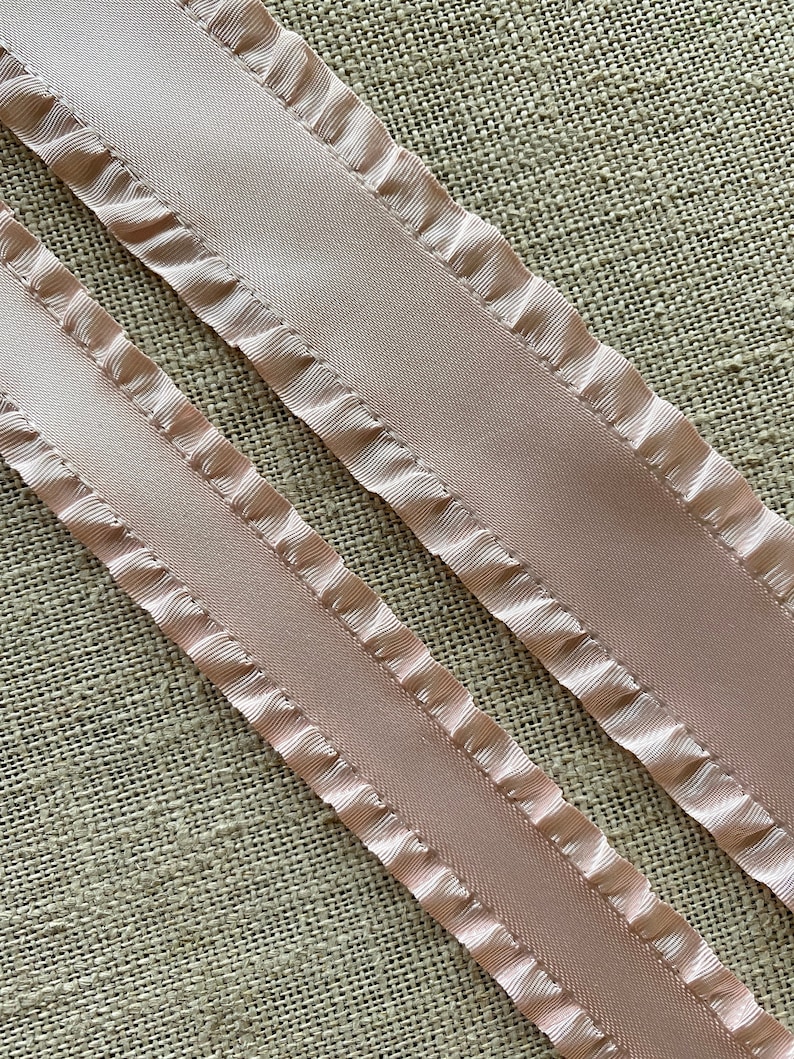 Mokuba Ruffled Satin Ribbon - Etsy UK