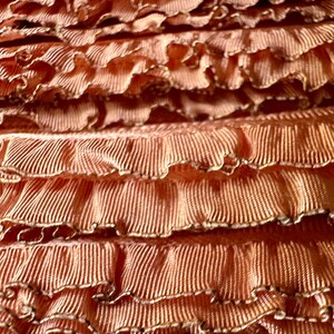 Antique Silk Ruffled Ribbon Gold Metal Edge - Etsy