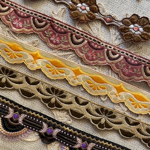 Woven French Antique Trims - Etsy
