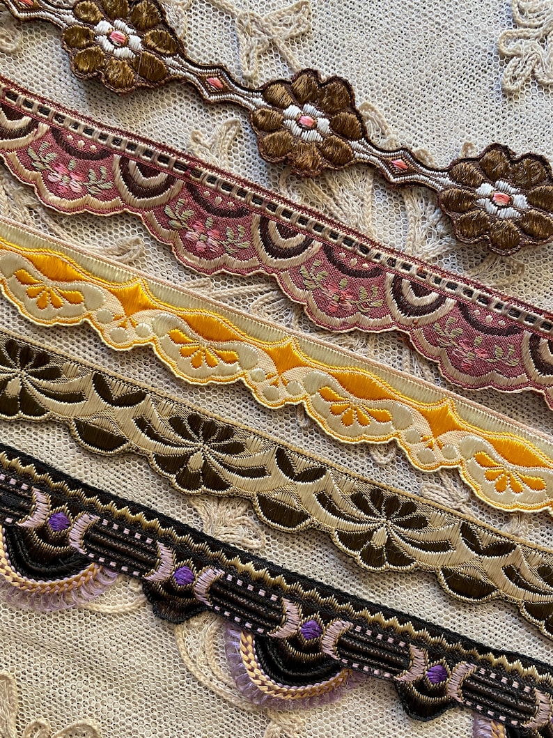 Woven French Antique Trims - Etsy
