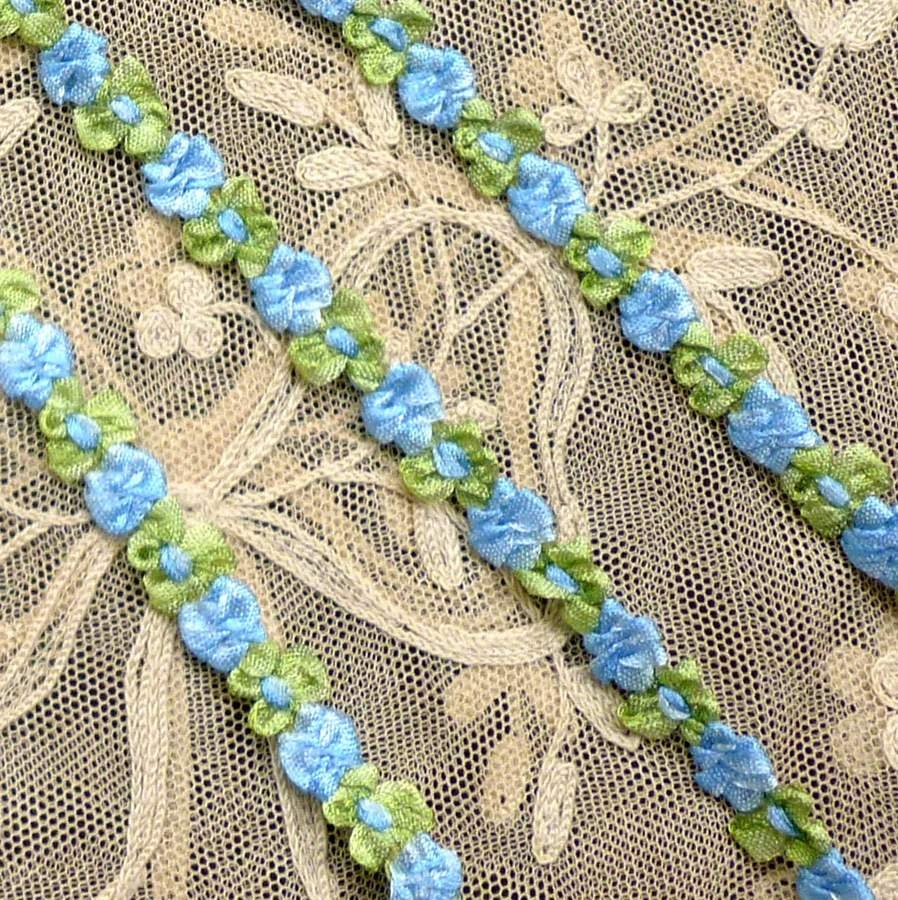 Rococo Trim Blue Ombre Buds by the Yard - Etsy