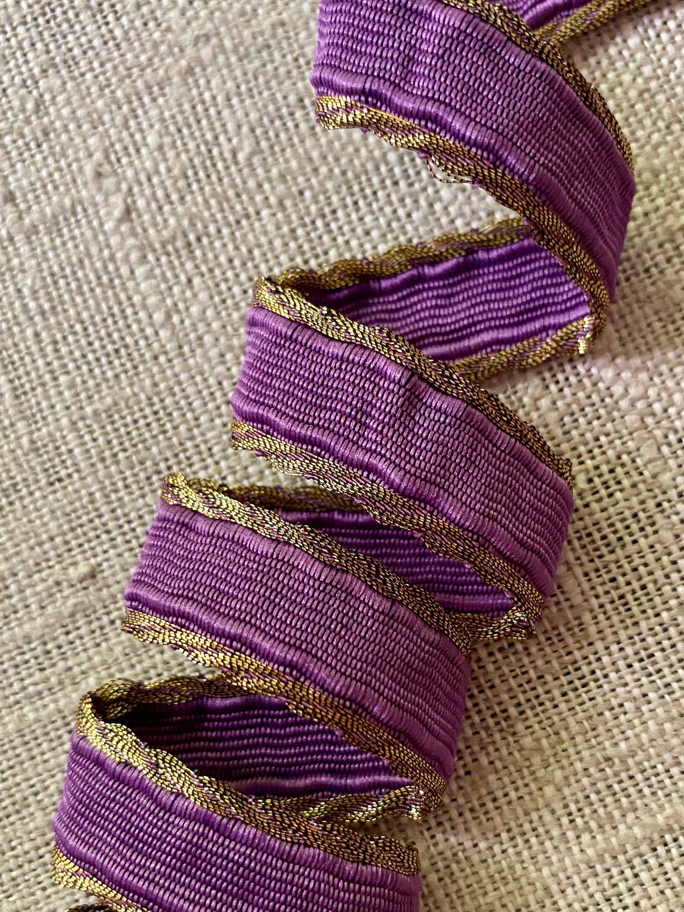 French Corded Ribbon Gold Cord Selvedges - Etsy