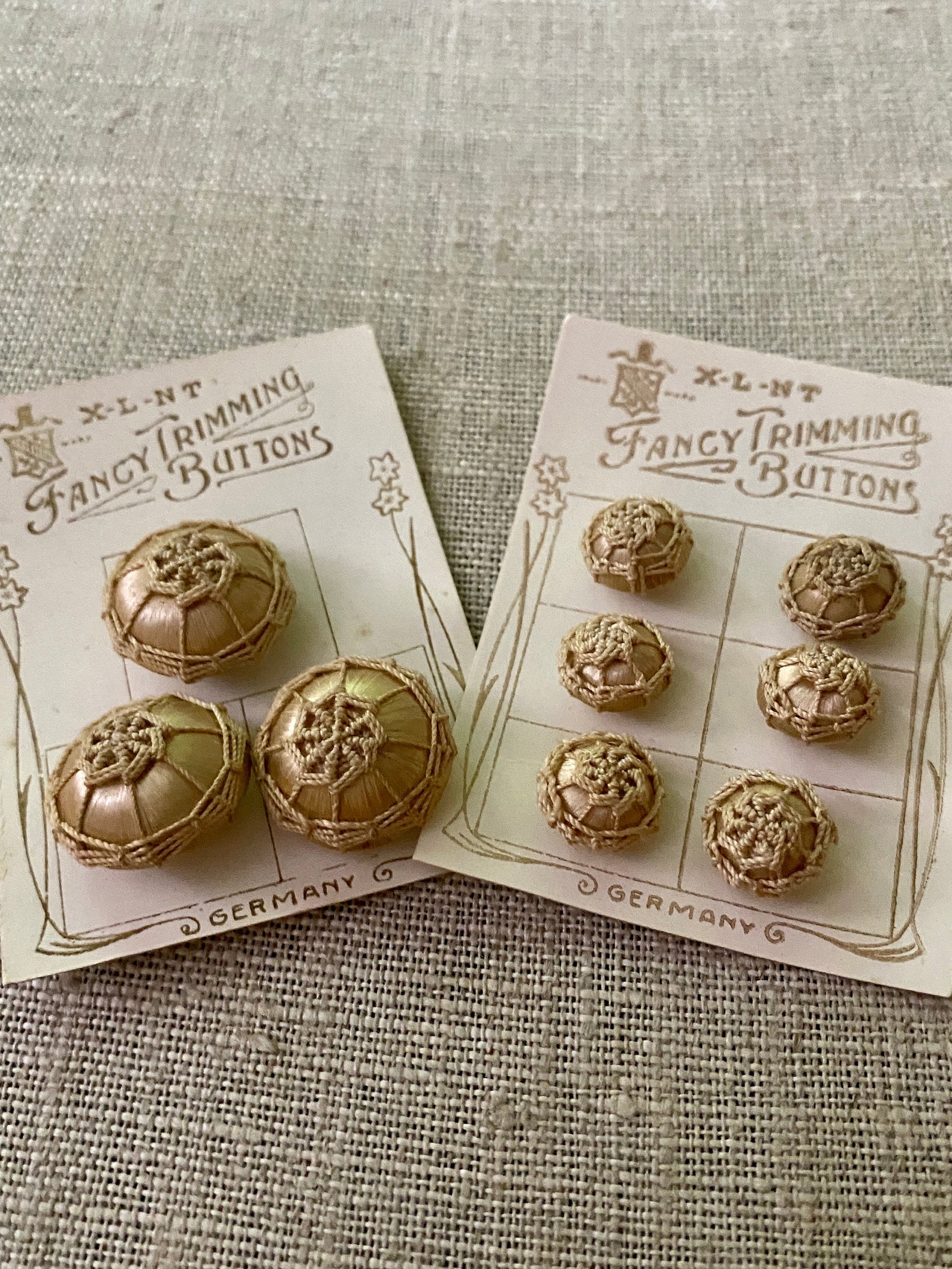 Antique Silk Passementerie Buttons With Needle Lace Cord Detail - Etsy
