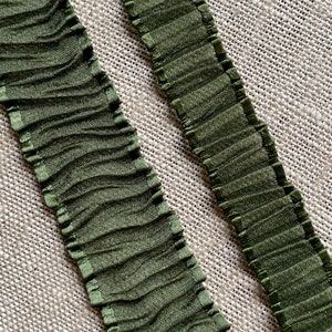 Mokuba Pleated Organdy Ribbon With Satin Edges - Etsy