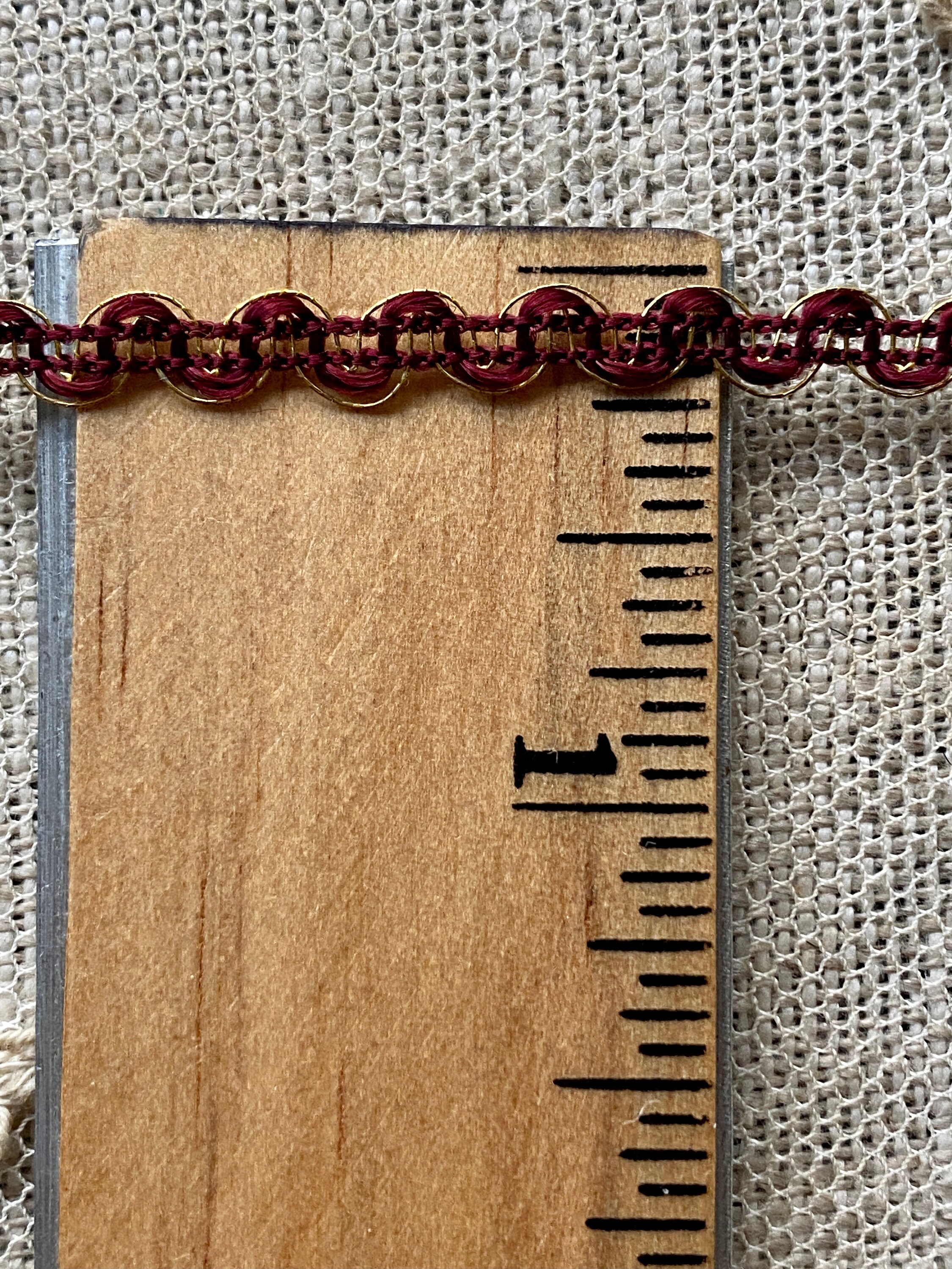 Antique French Gold Metal & Floss Trim - Etsy