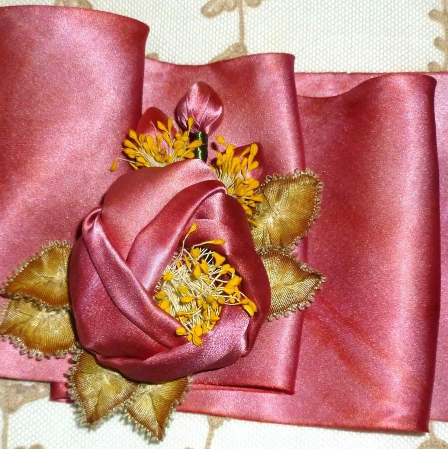 Art Dyed Silk Satin Ribbon for Flowers - Etsy