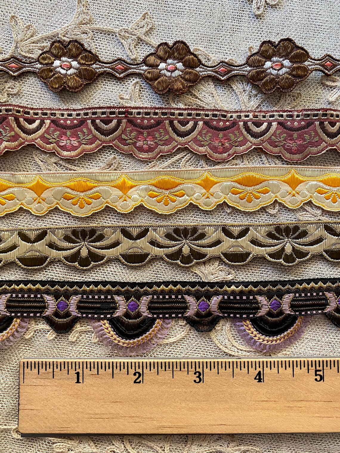 Woven French Antique Trims - Etsy