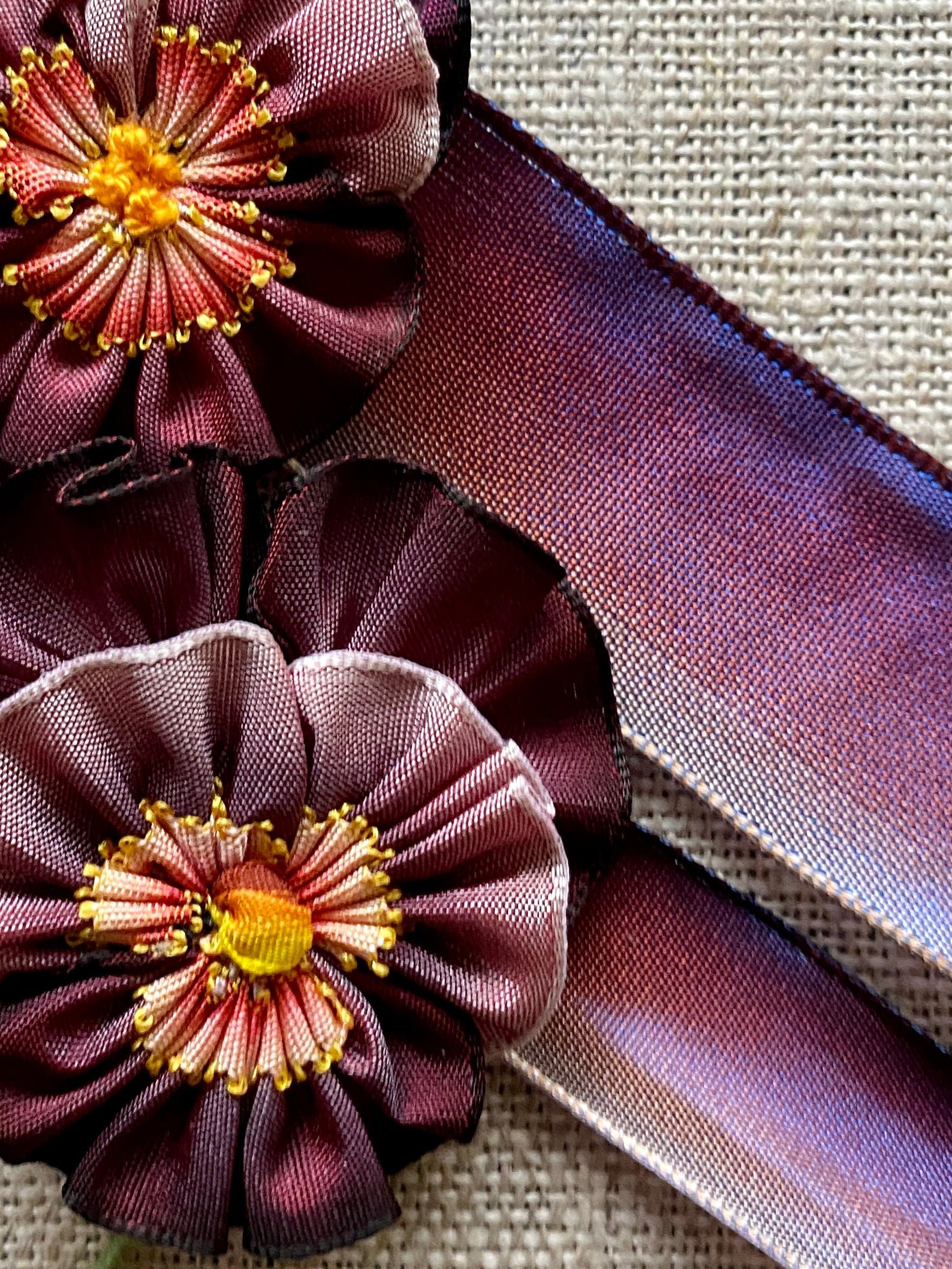 French Ombre Ribbon Iridescent With Wired Edges - Etsy