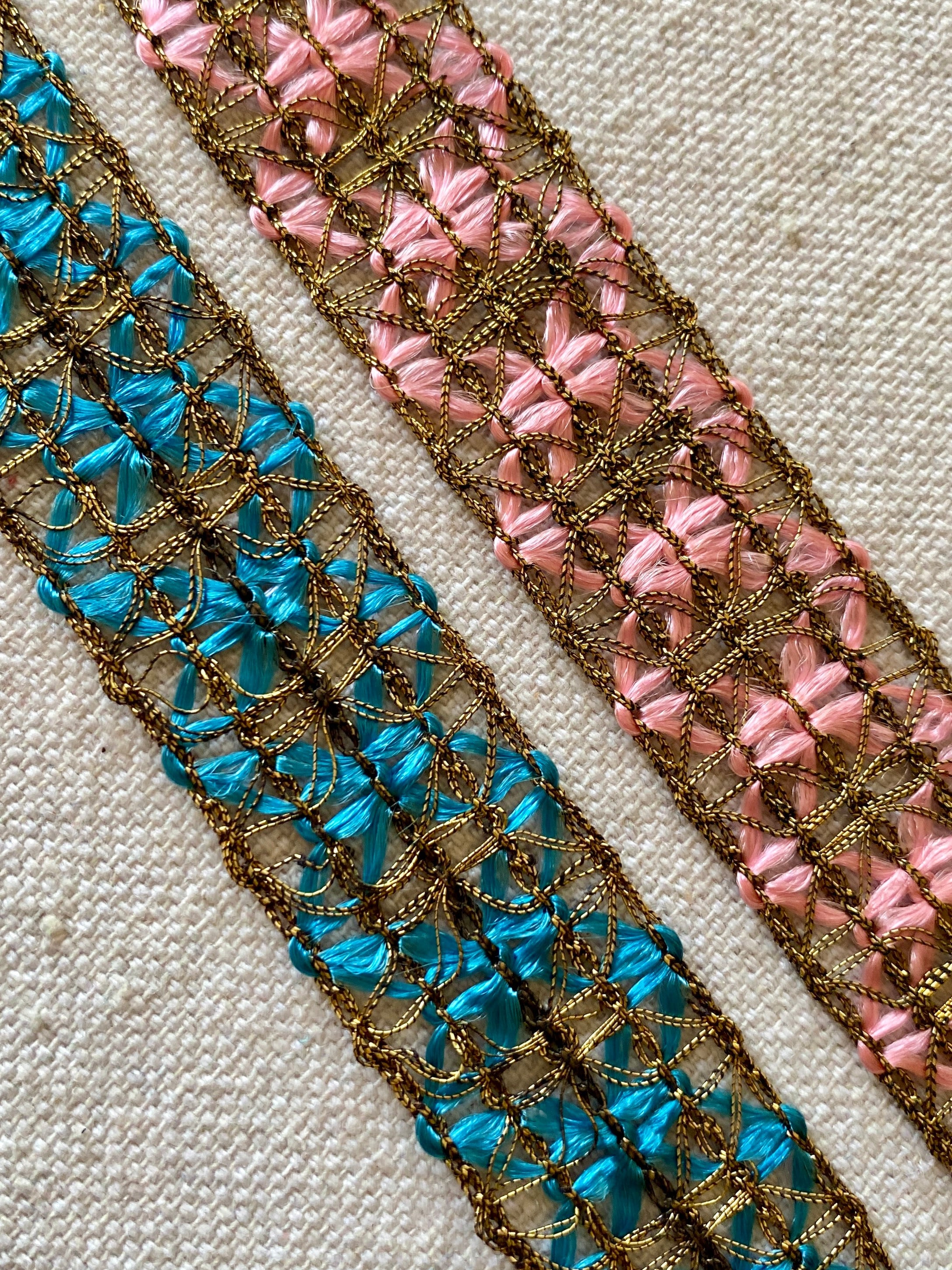 Paris Flea Market Gold Metal and Floss Trims - Etsy
