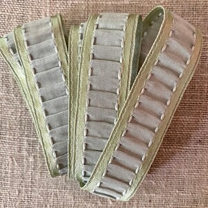 Ruched French Vintage Ribbon Trim With Drawstrings - Etsy