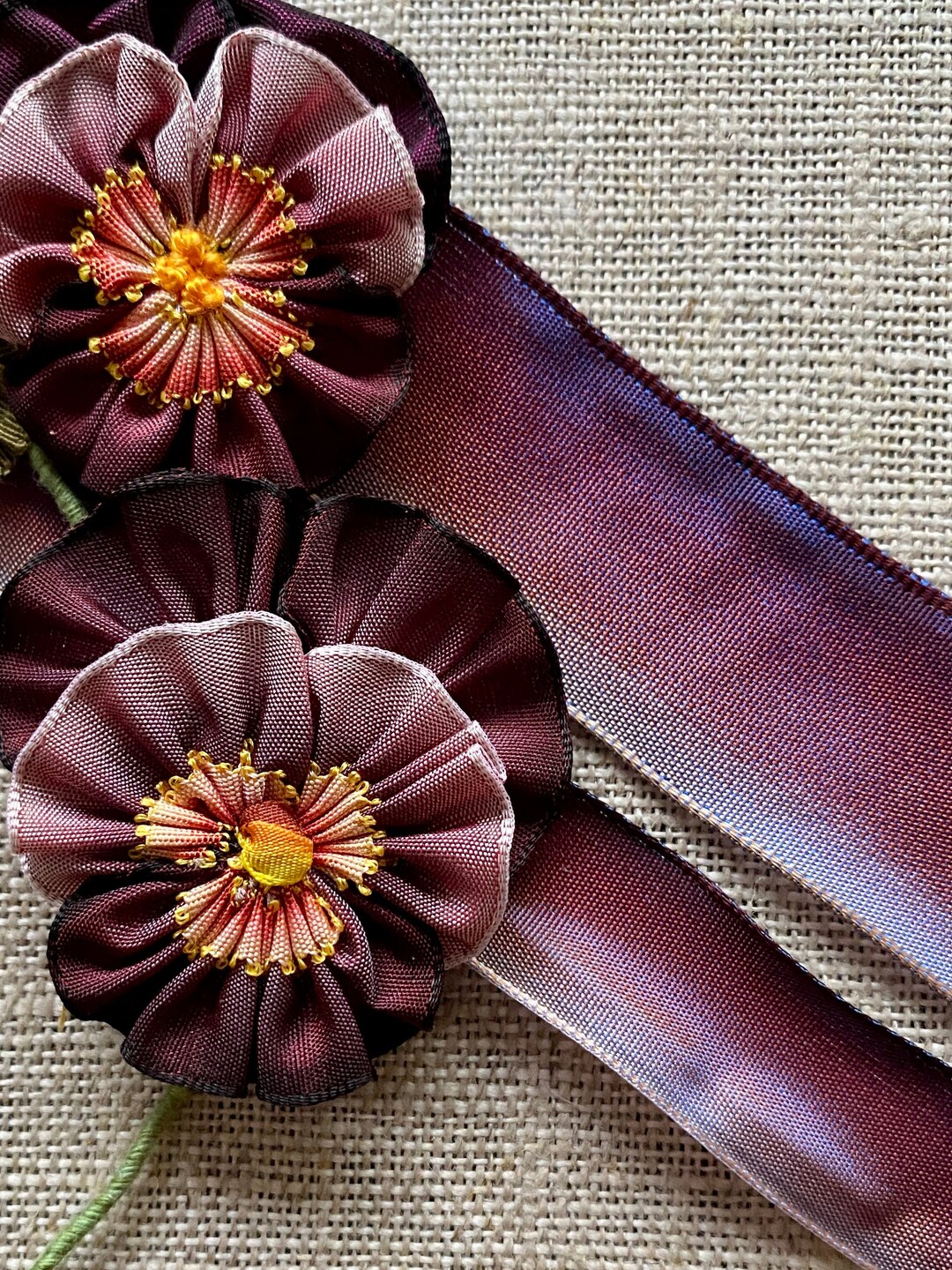 French Ombre Ribbon Iridescent With Wired Edges - Etsy