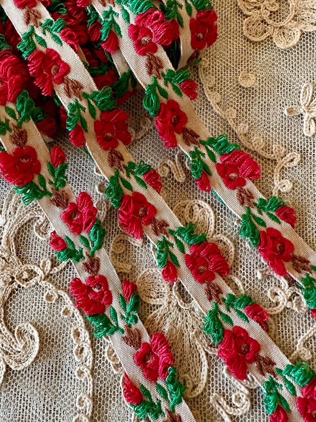 Vintage Ribbon Rococo Trim - Etsy