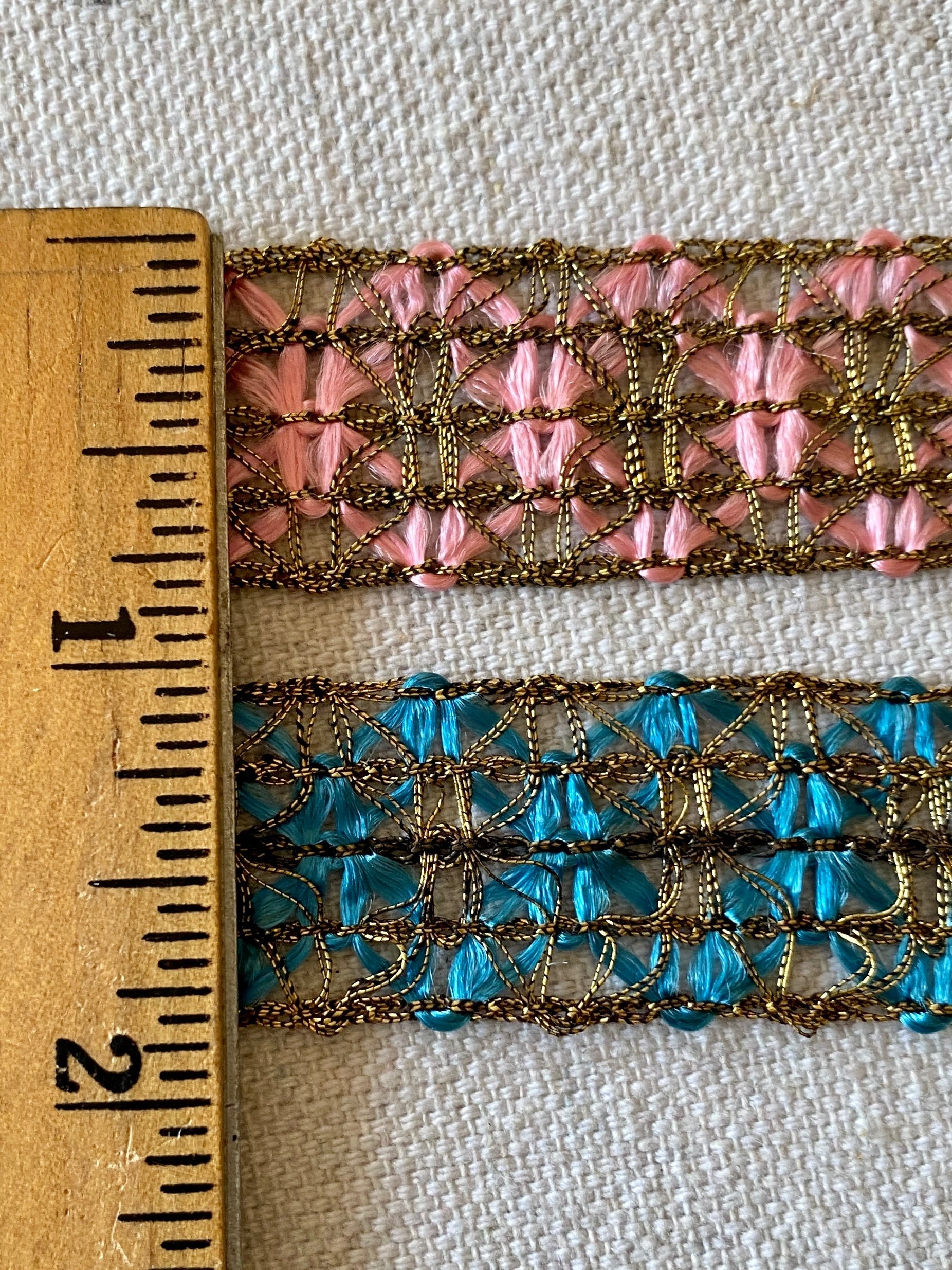 Paris Flea Market Gold Metal and Floss Trims - Etsy