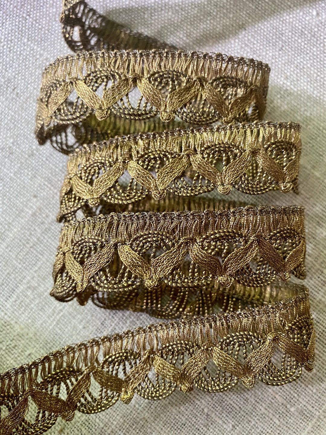Vintage Gold Metal Trim - Etsy