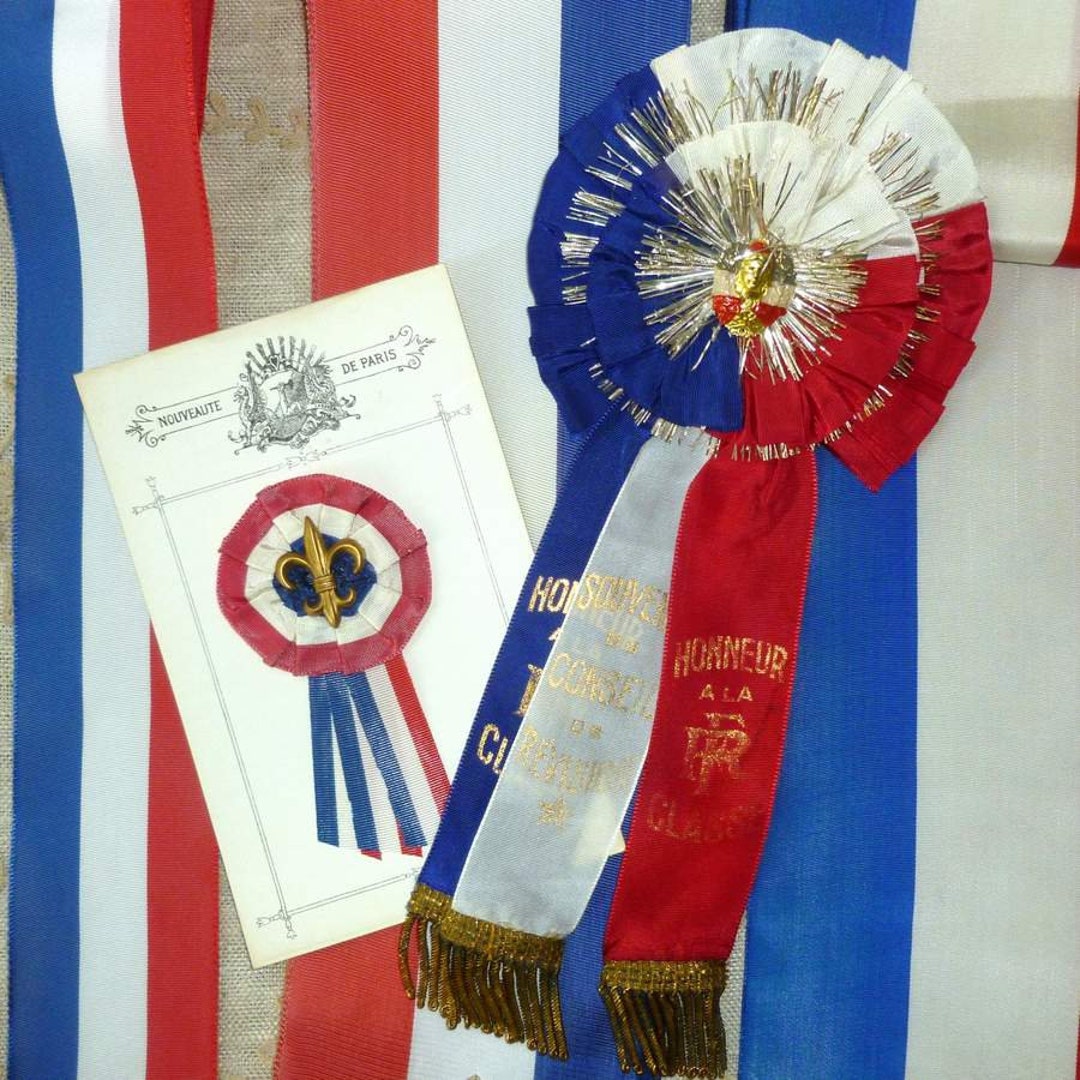 Vintage Patriotic Ribbons - Etsy