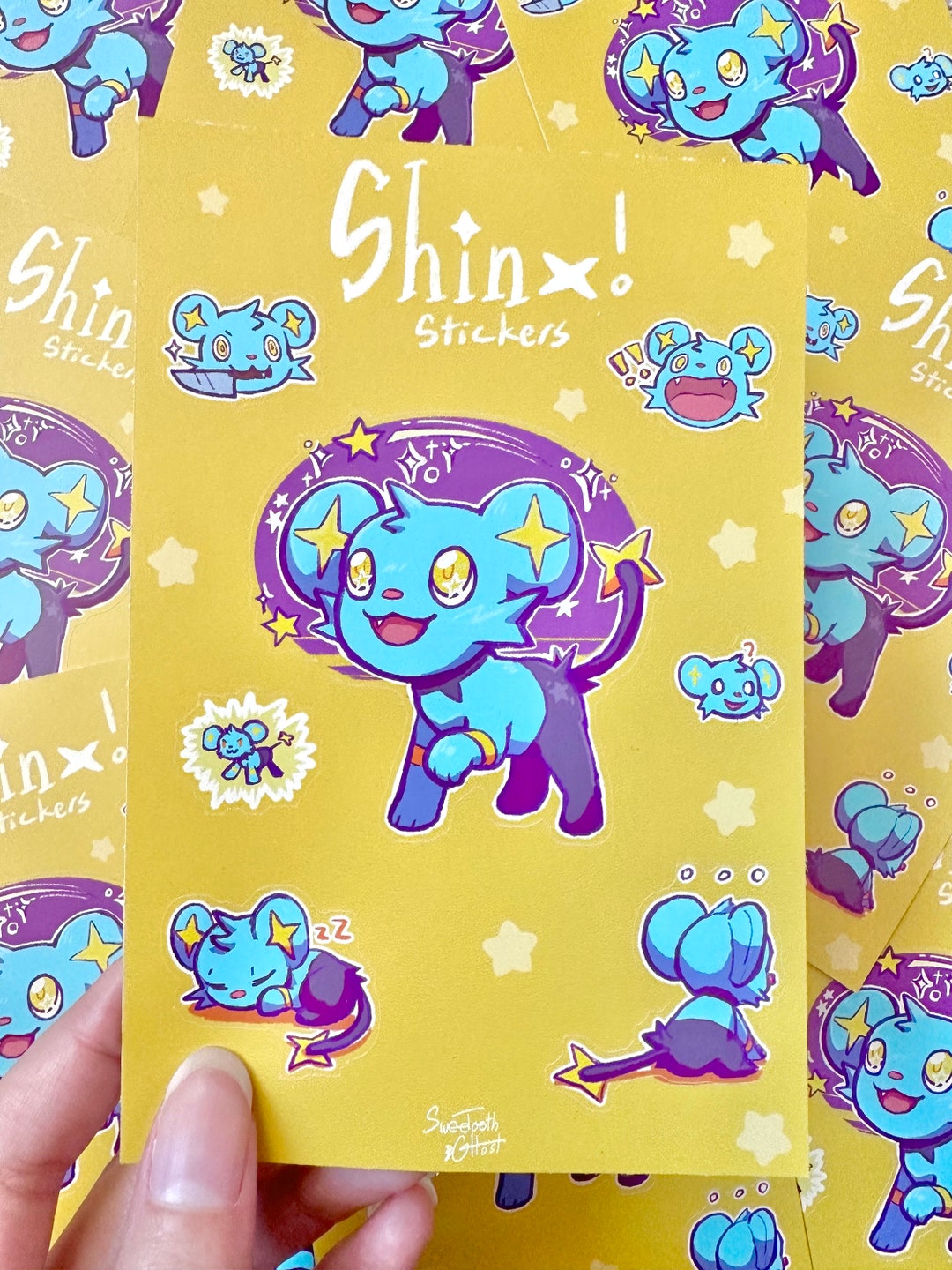 Shinx Sticker Sheet - Etsy