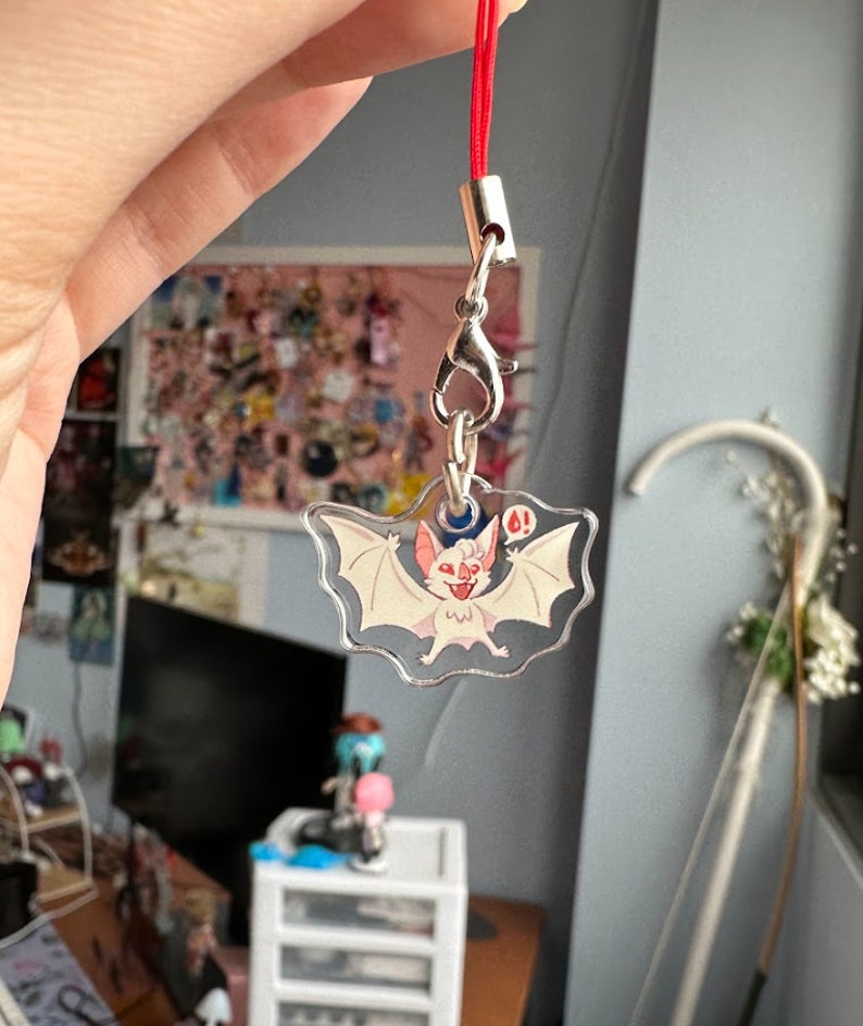 Batstarion Astarion Baldurs Gate 3 Small Acrylic Phone Charm - Etsy