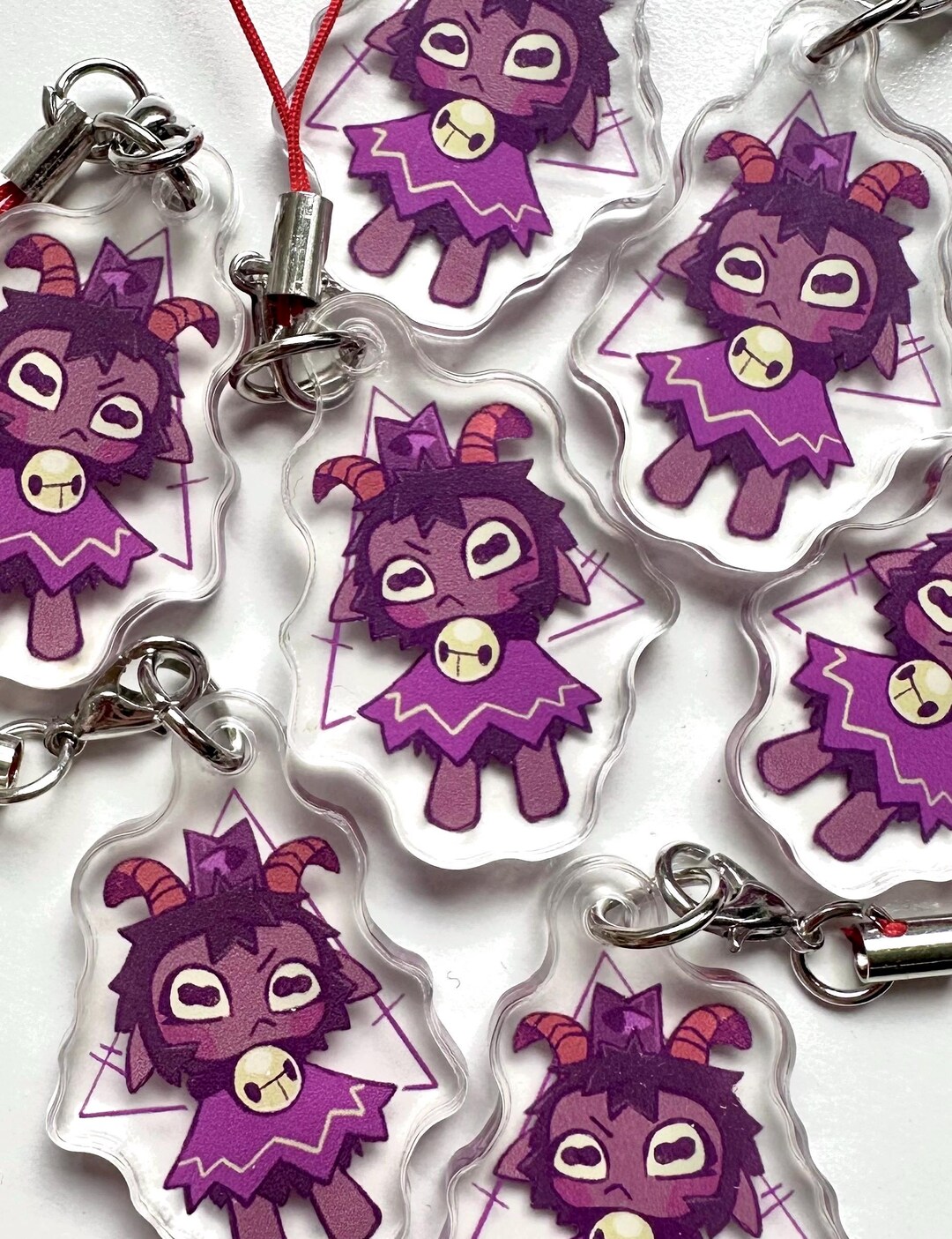Cult of the Lamb GOAT Small Acrylic Phone Charm Keychain - Etsy