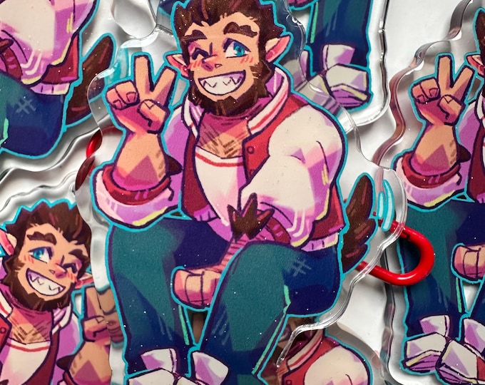Scott Howl Monster Prom Acrylic Keychain Charm Monster Roadtrip Fanart ...