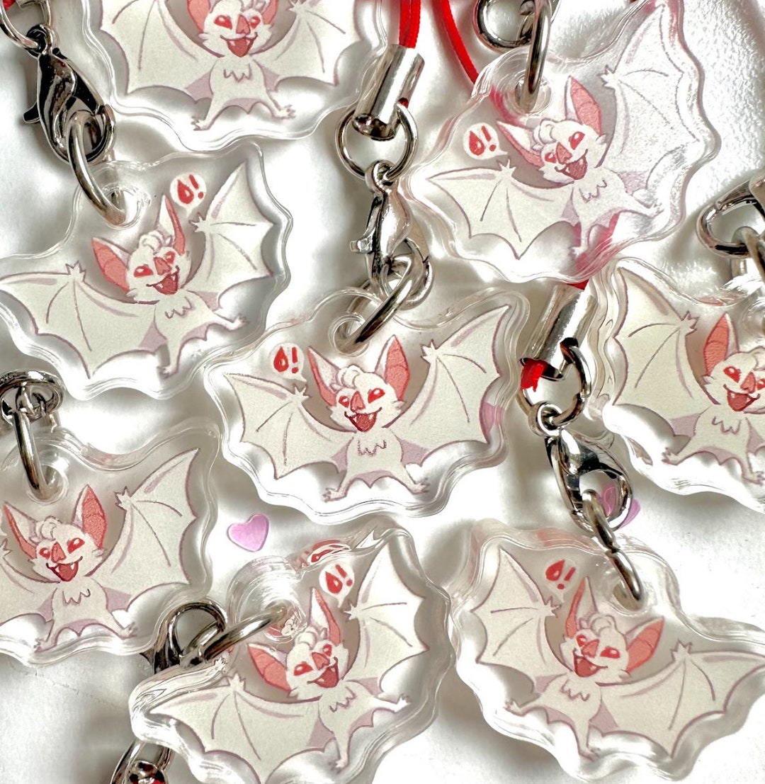 Batstarion Astarion Baldurs Gate 3 Small Acrylic Phone Charm - Etsy