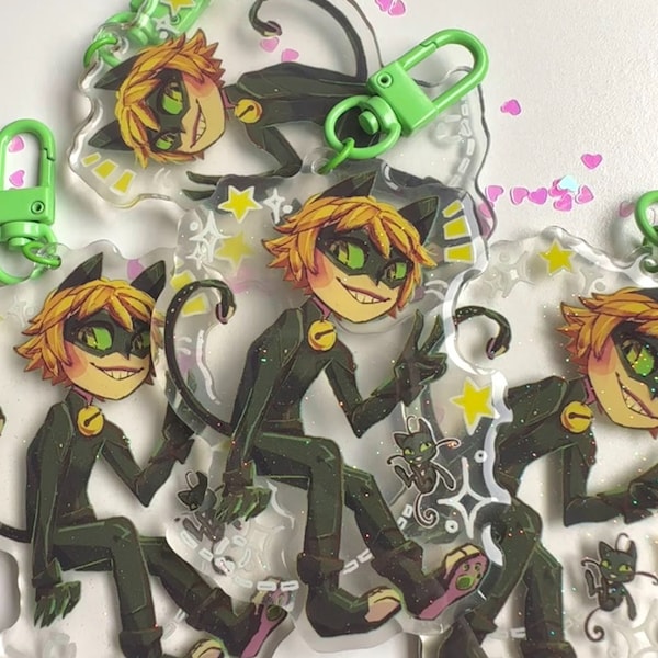Miraculous Ladybug Keychain - Etsy