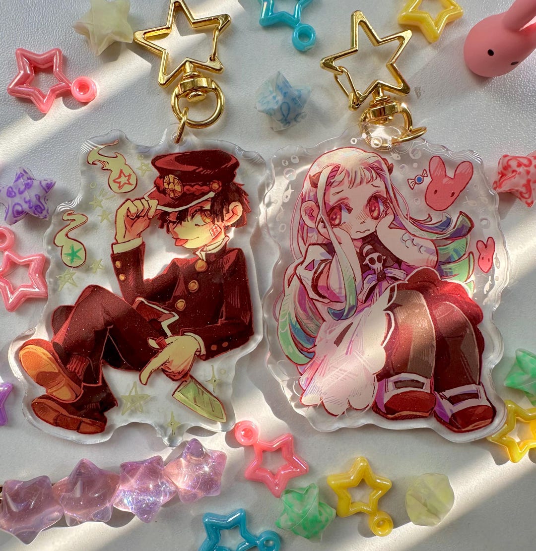 Toilet Bound Hanako-kun Yashiro Nene Amane Yugi Fanart Acrylic Charm ...