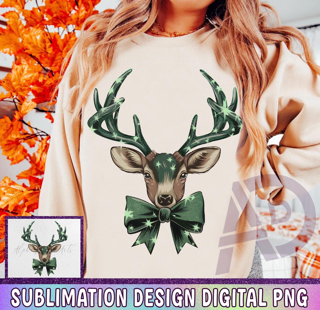 Camouflage Deer Png, Sublimation Design, Camo Coquette Bow Png, Hunting ...