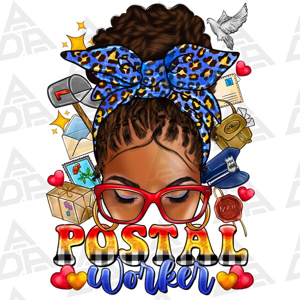 Postal Worker Svg - Etsy