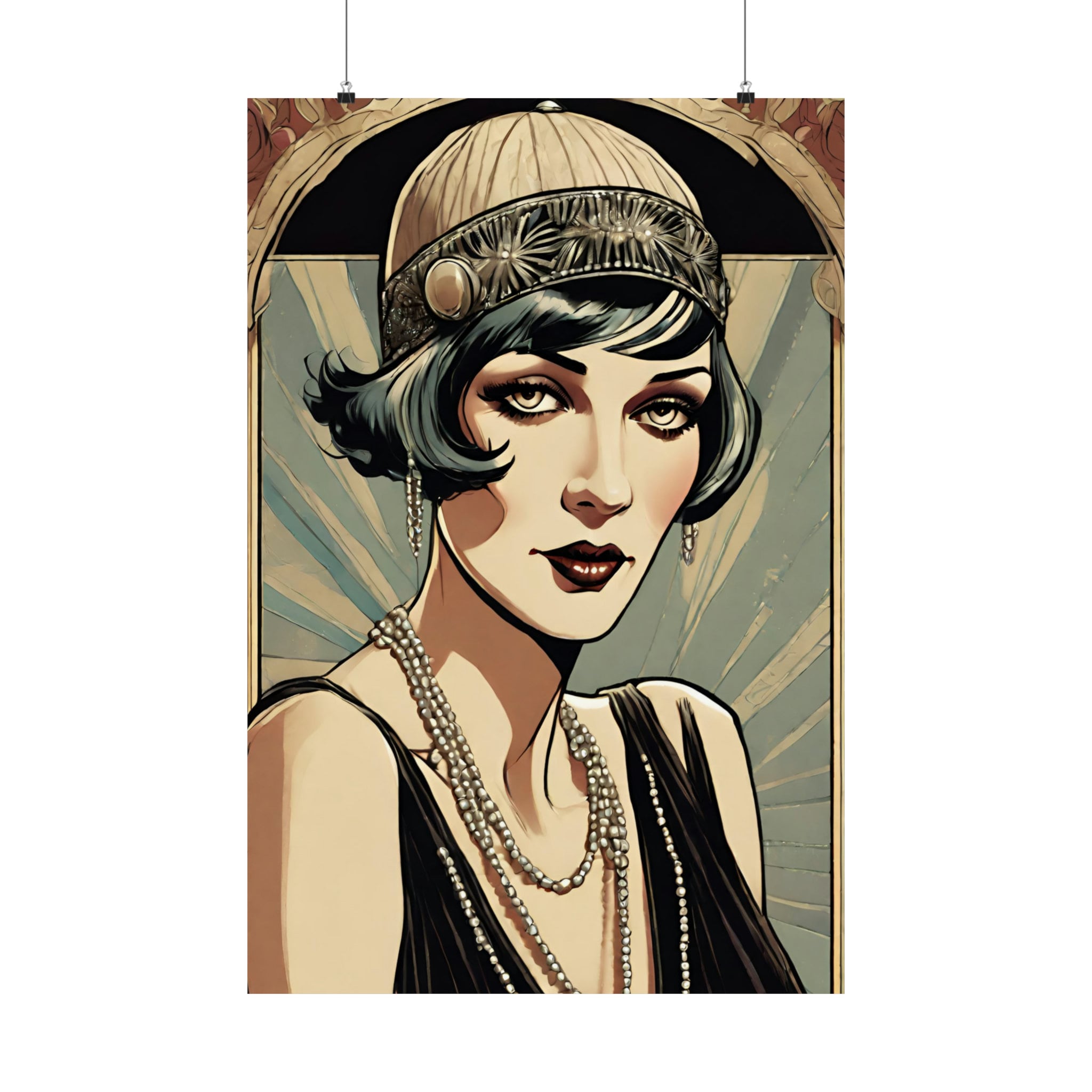 Vintage Poster, Roaring 20s Flapper, Matte Vertical Posters - Etsy