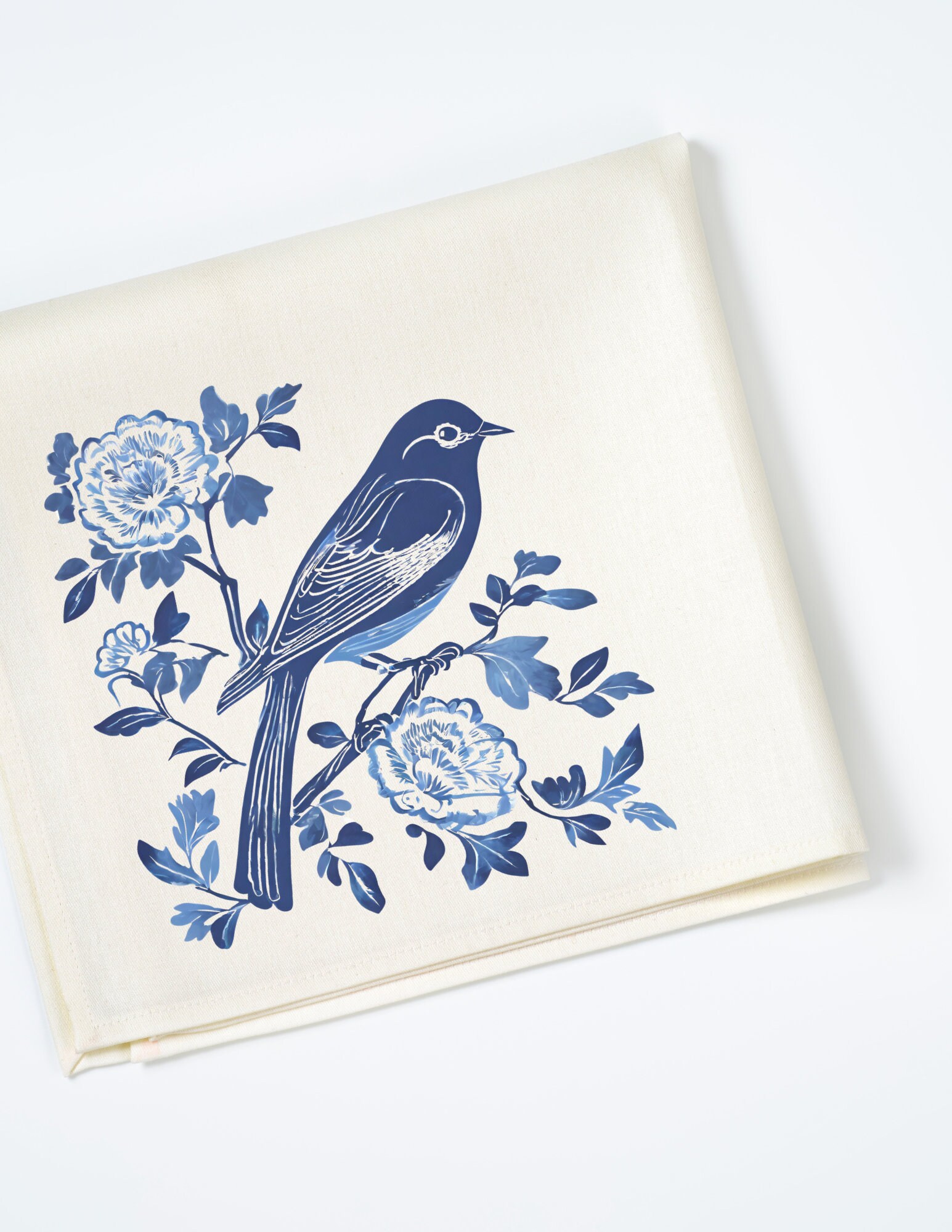 Chinoiserie Bird Clipart: Blue Floral PNG Images (digital Download) - Etsy