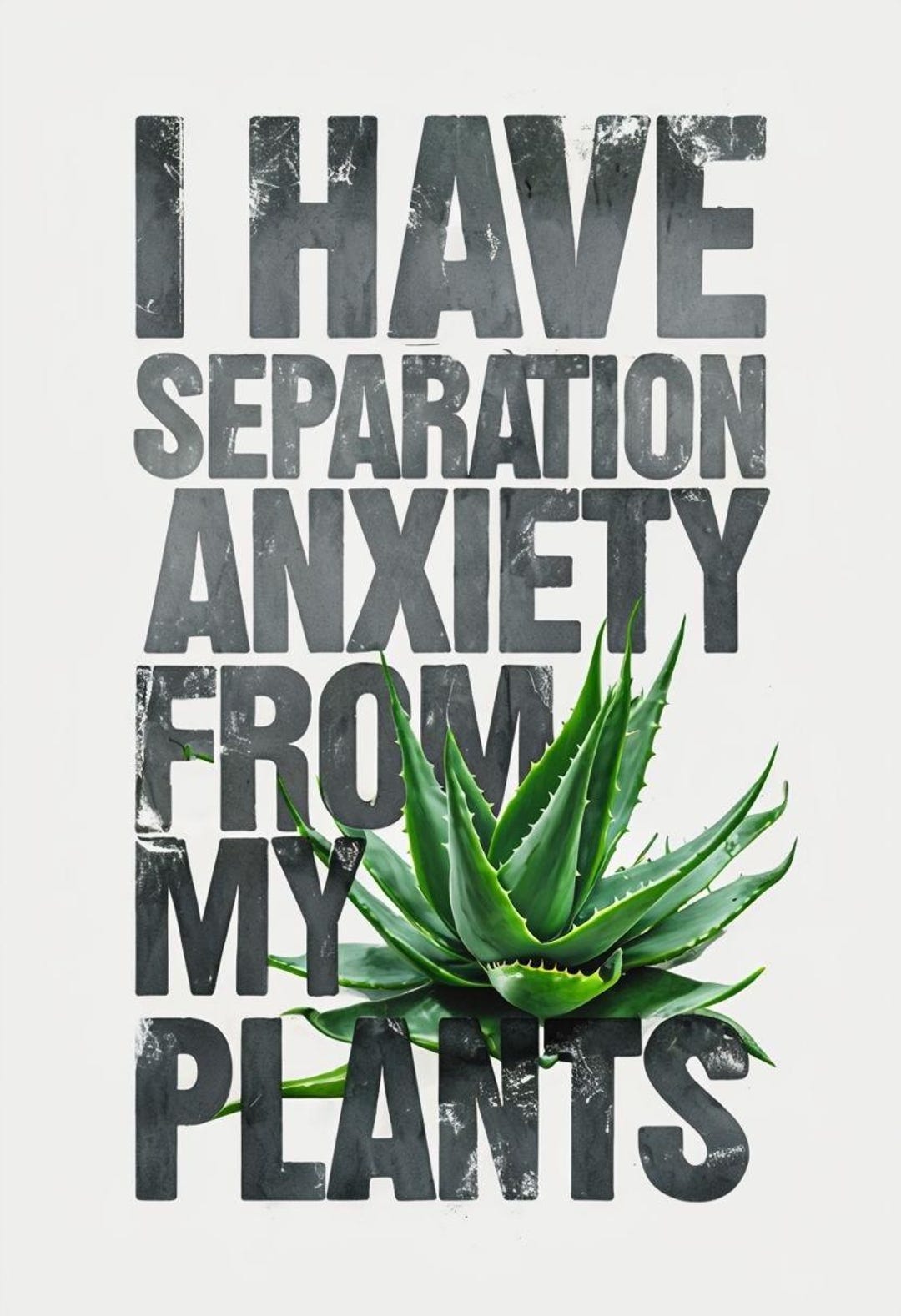 Anxiety Tshirt, Plant Mom, Plants PNG, Separation Anxiety Teeshirt ...