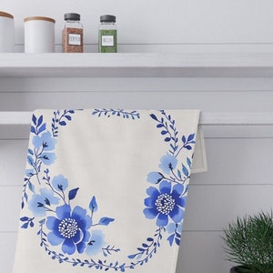 Blue Willow Floral Border Clipart: Chinoiserie PNG Graphics (digital ...