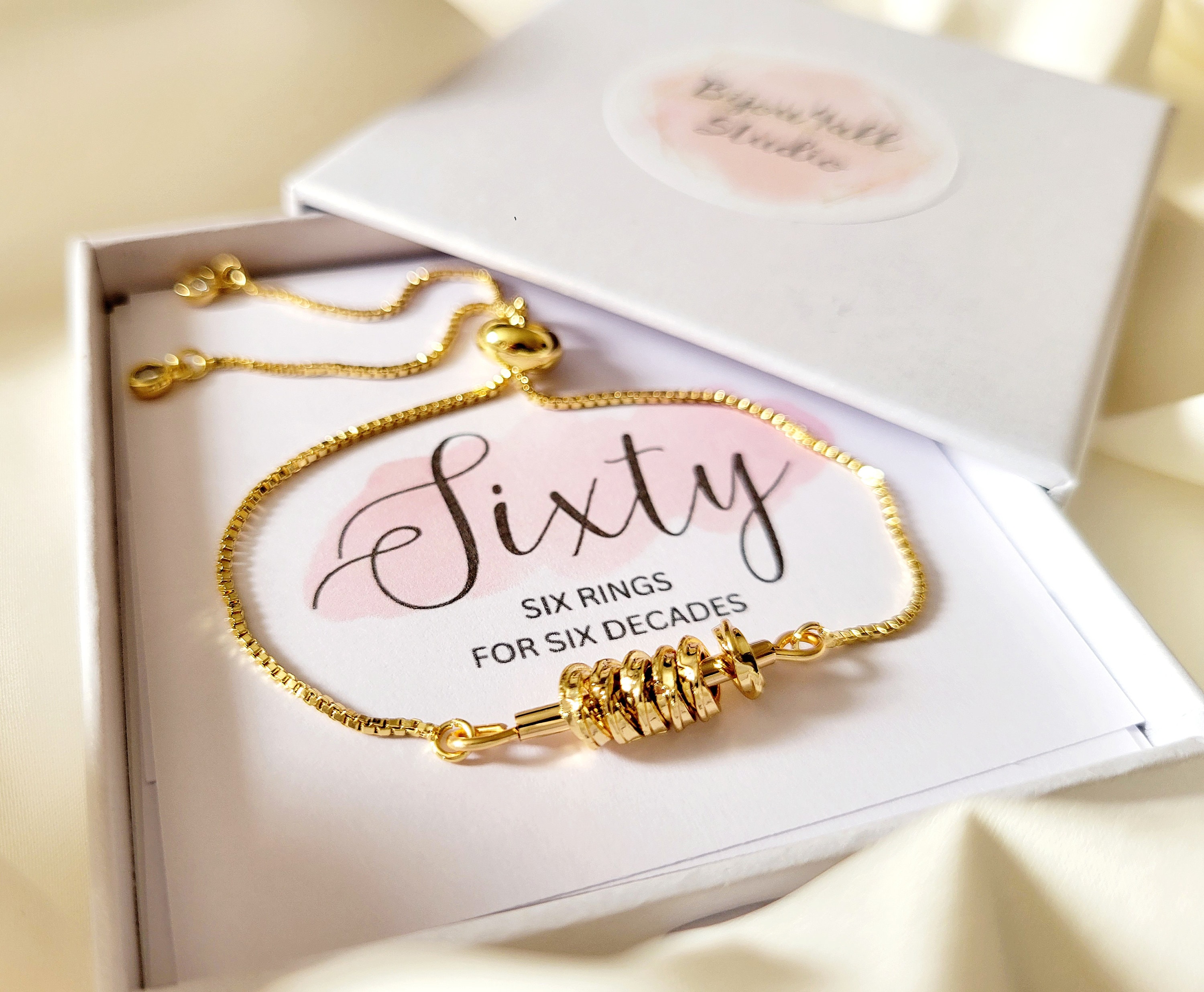 20th/30th/40th/50th/60th/70th Birthday Rings Milestone Birthday ...