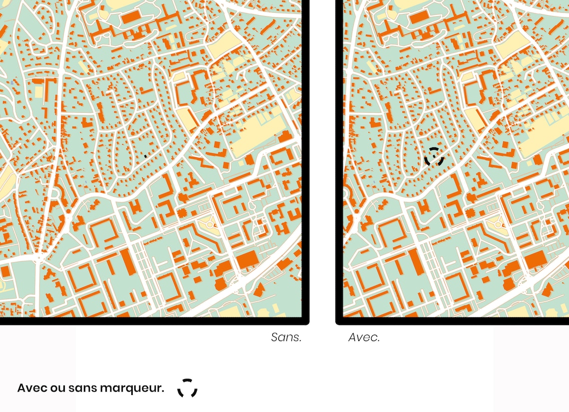 Personalized Location Map - Color Mapping, Plan With Date to Celebrate ...