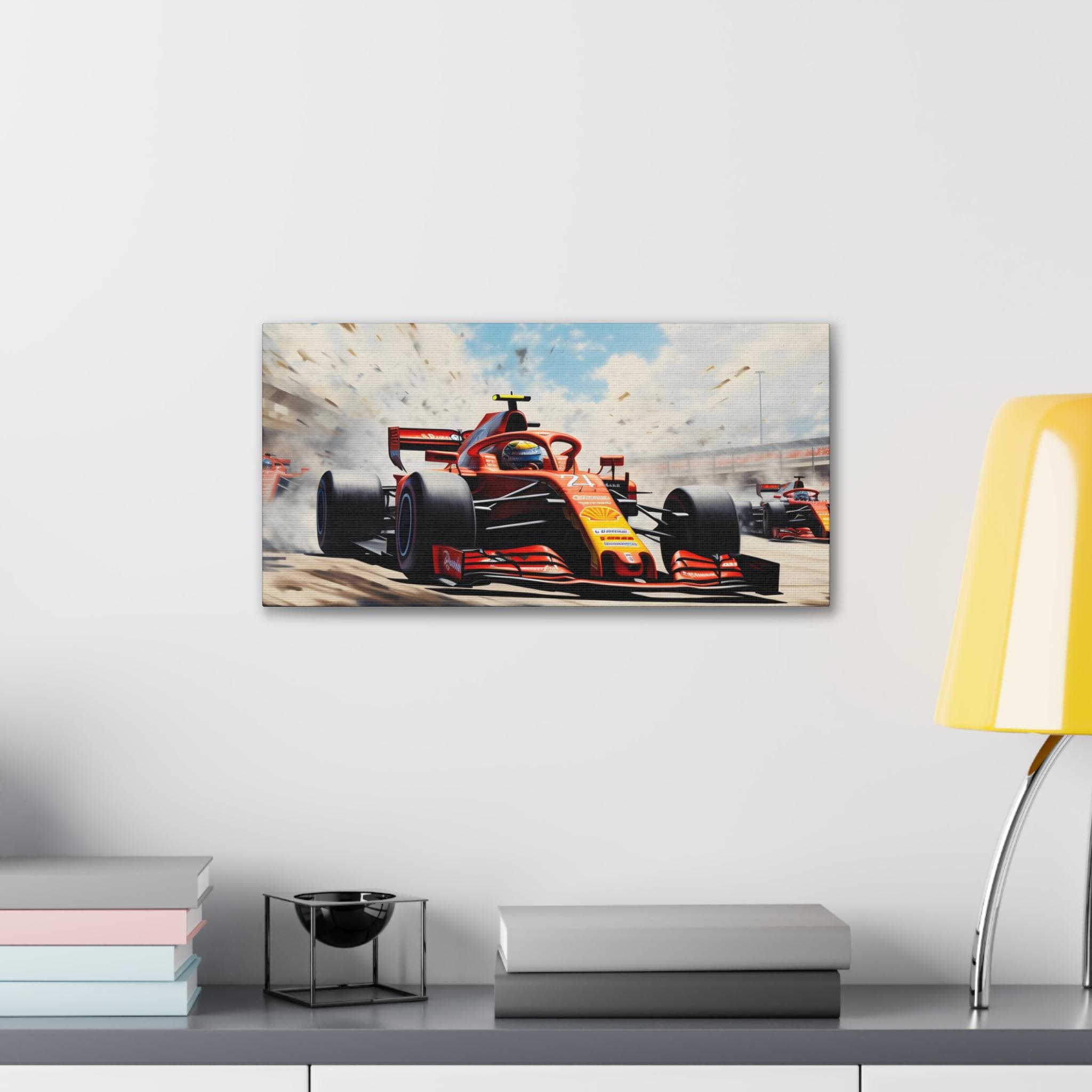 F1 Ferrari Watercolor Circuit of the Americas - Etsy