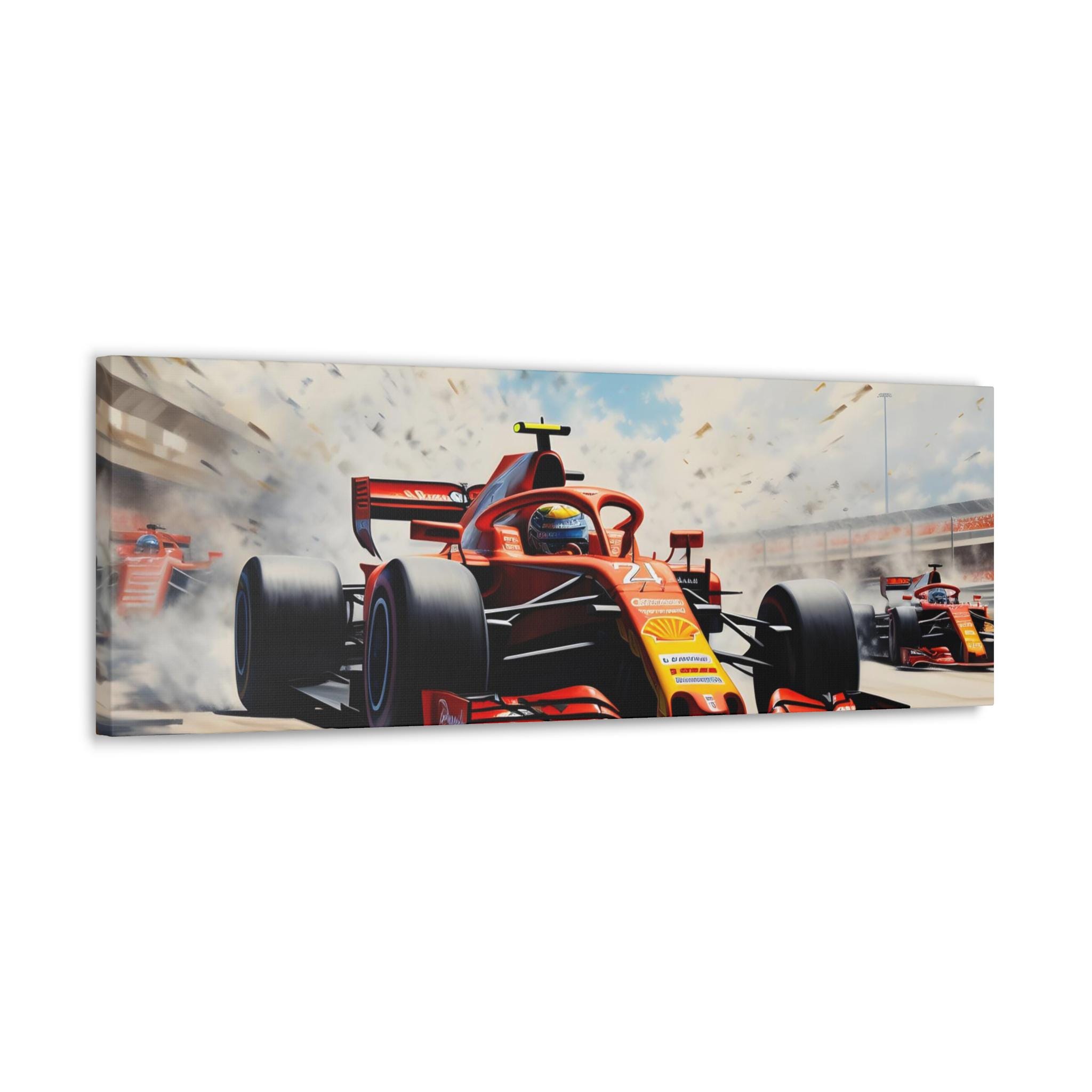 F1 Ferrari Watercolor Circuit of the Americas - Etsy