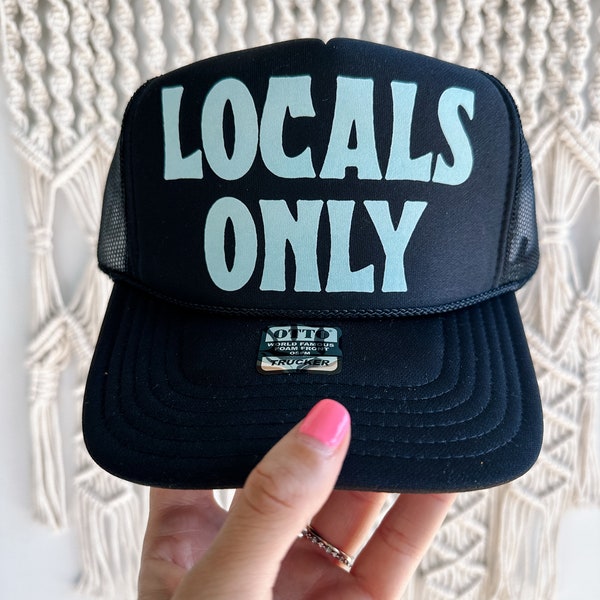 Locals Only Trucker Hat - Etsy