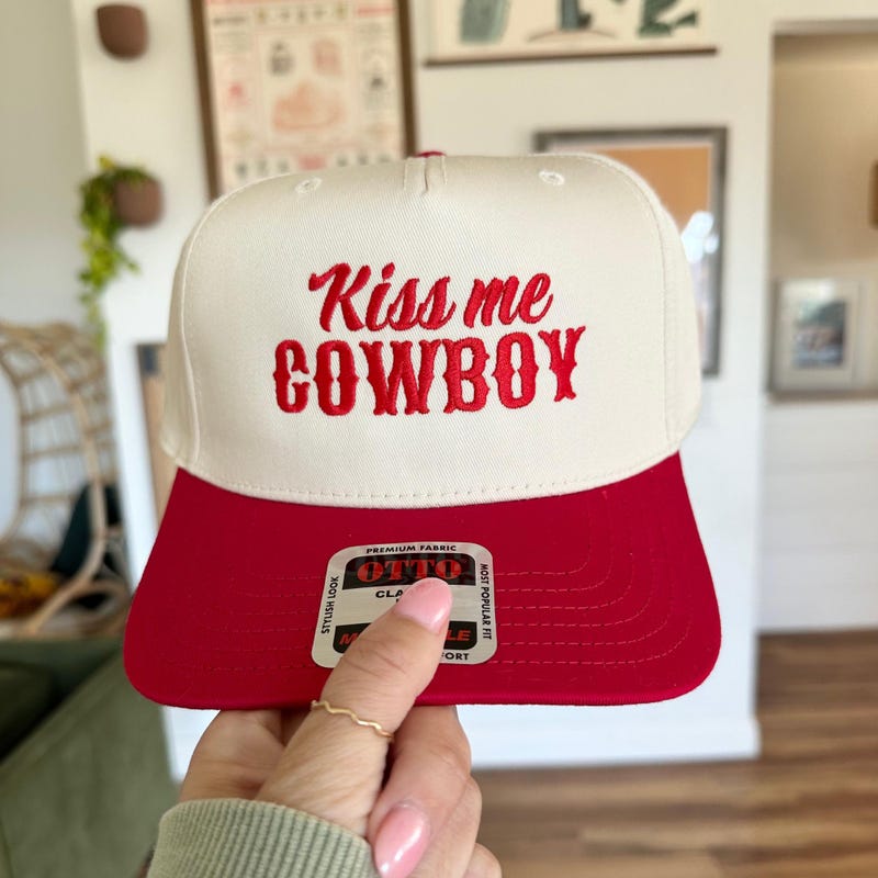Kiss Me Cowboy Hats - Etsy