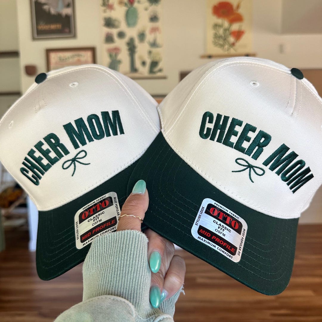 Cheer Mom Bow Hat - Etsy