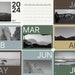2023 2024 Calendar, Minimalist, Wall Calendar, Digital Calendar, 12 ...