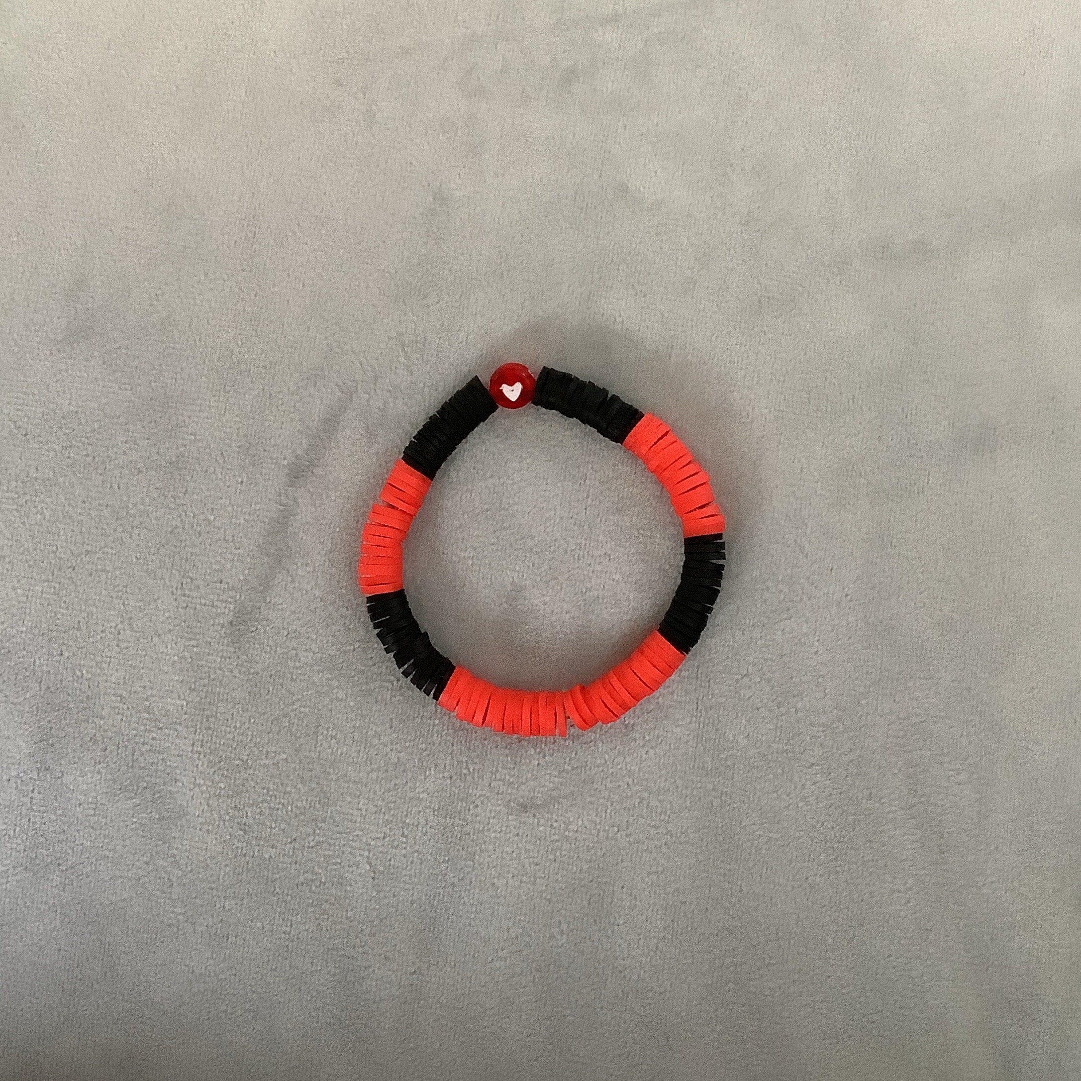 Single Red and Black Bracelet for Small Kids - Etsy
