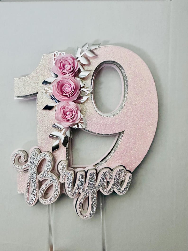 Number Cake Topper - Etsy