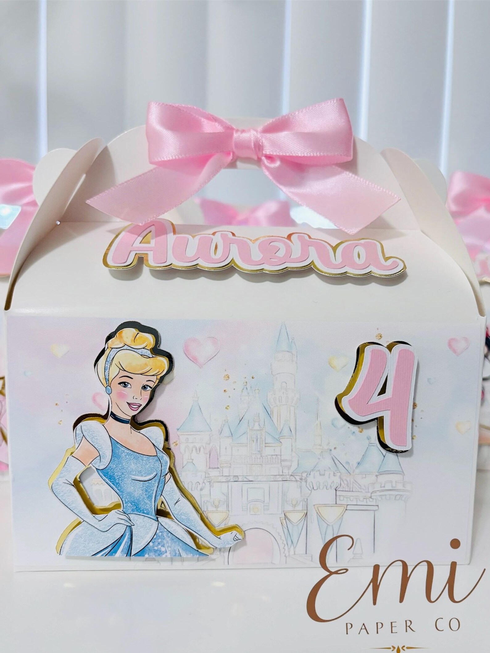 Princess Favor Boxes With Ribbon - Etsy