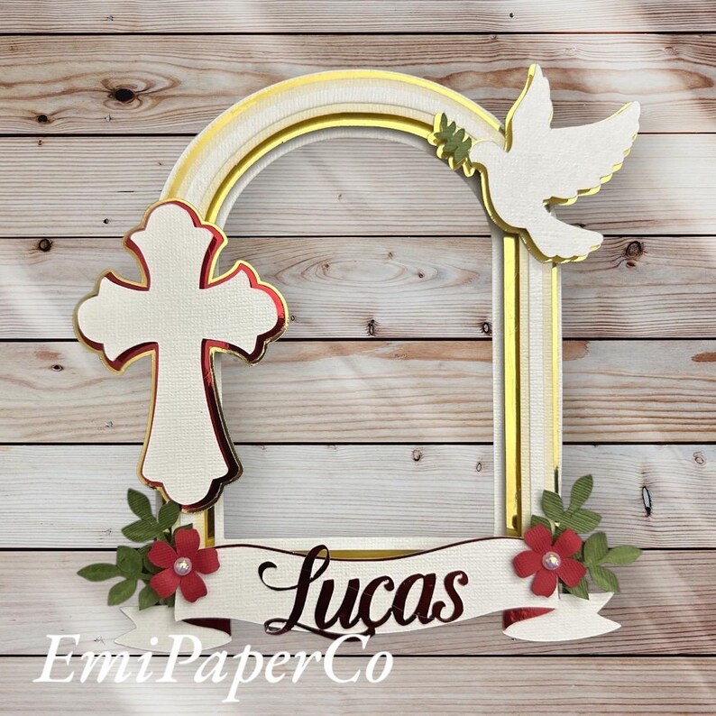 Cross Cake Topper, Christening, Baptism, First Communion, Confirmation ...
