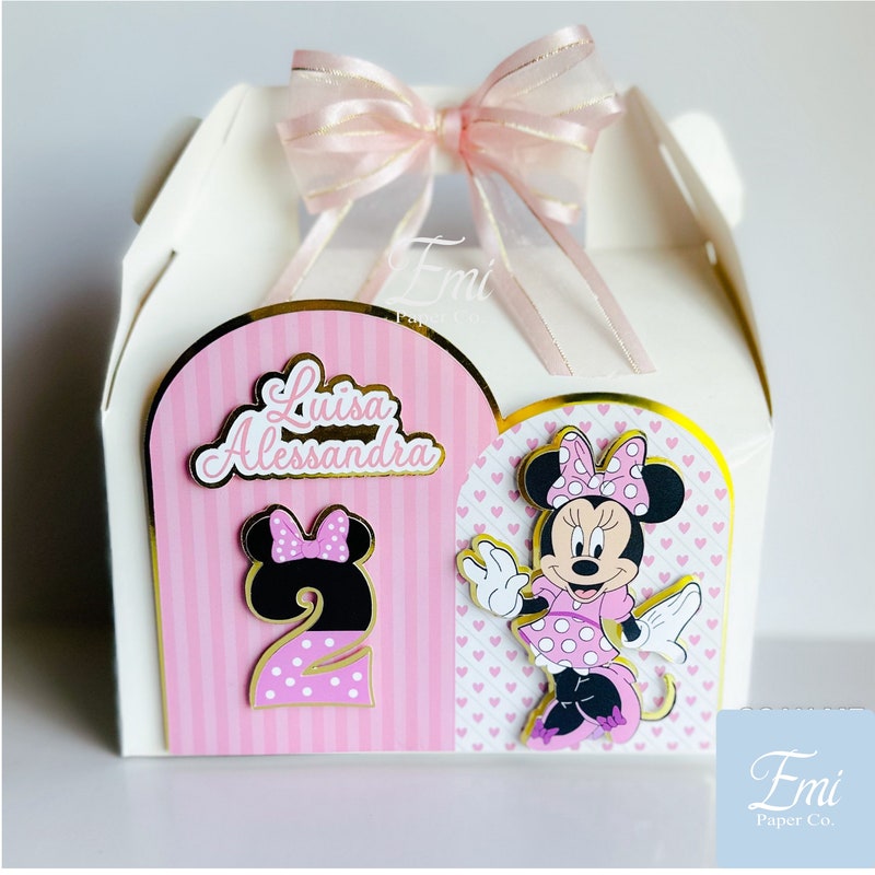 Minnie Mouse Candy Box - Etsy