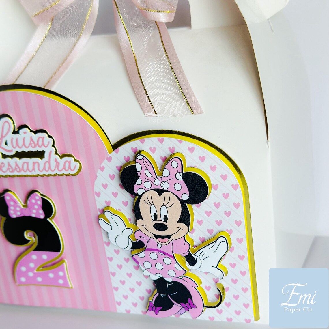 Minnie Mouse Favor Boxes, Minnie Treat Box - Etsy